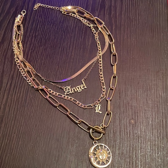 Jewelry | Multi Chain Layering Aries Astrological Necklace | Poshmark